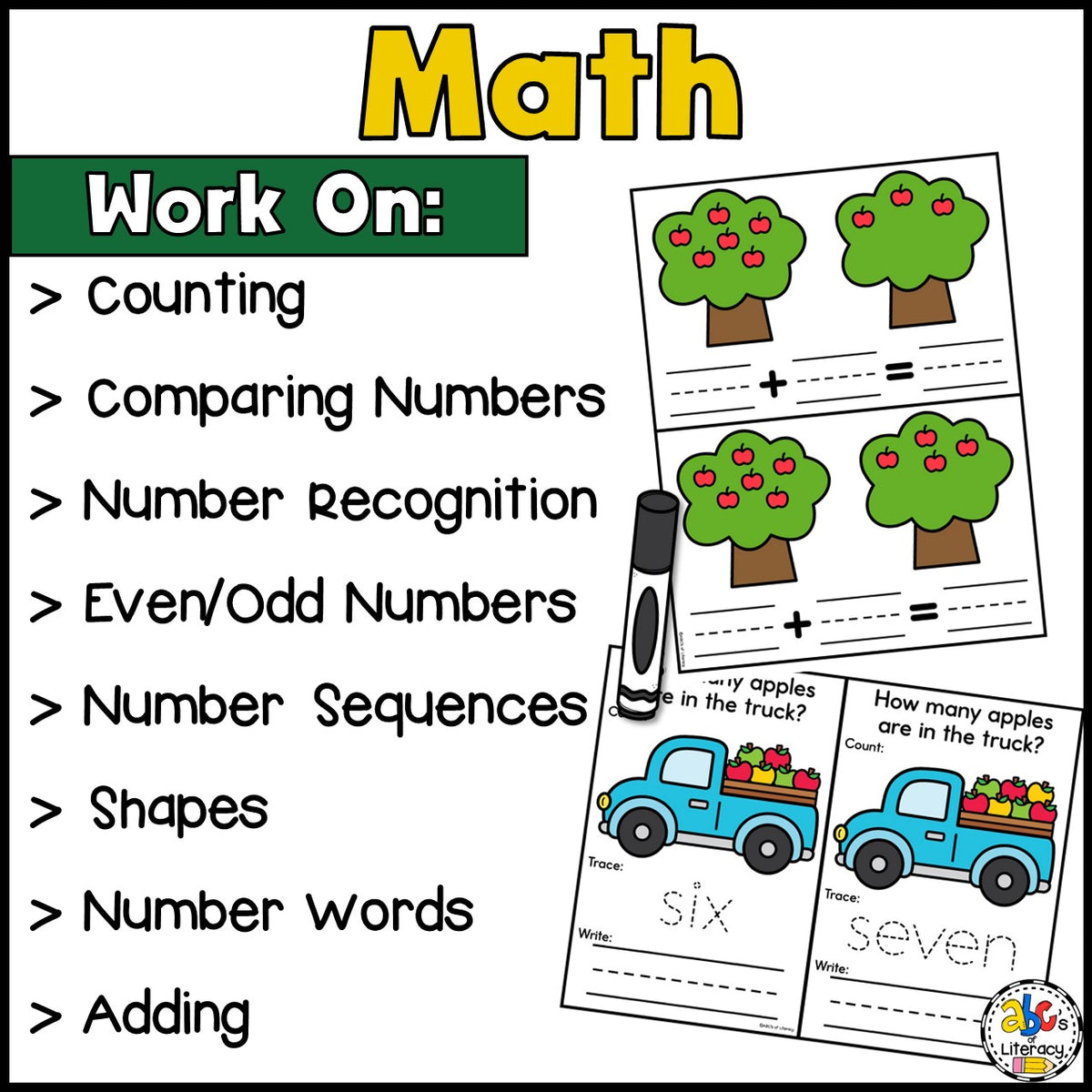 Apple Morning Tubs for Kindergarten – ABC's of Literacy