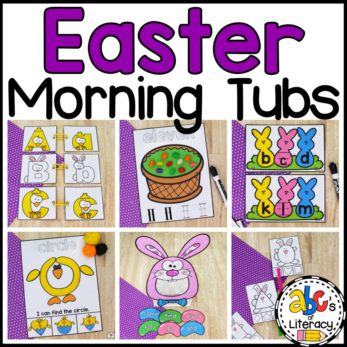 Easter Morning Tubs for Preschool – ABC's of Literacy
