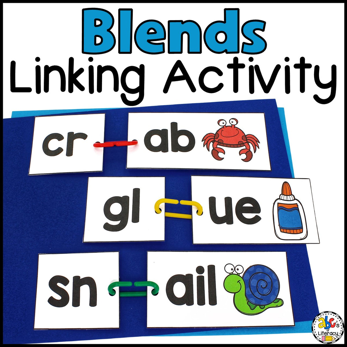 Beginning Consonant Blends Word Building Activity – ABC's of Literacy