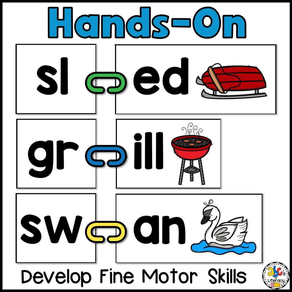 Beginning Consonant Blends Word Building Activity – ABC's of Literacy