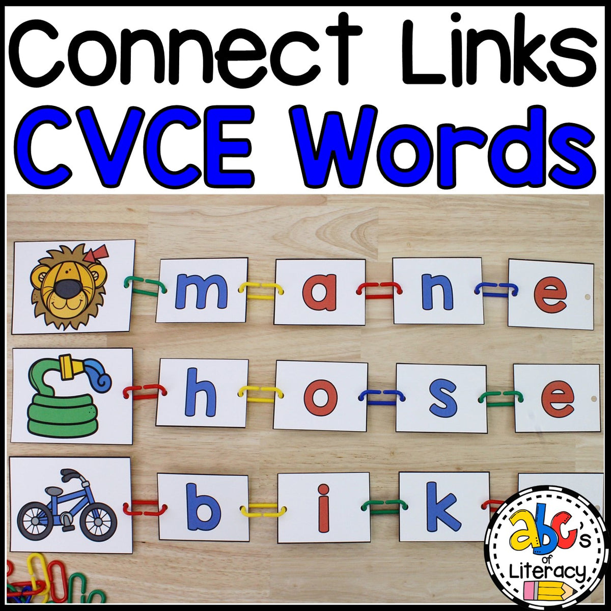 Connect Links CVCE Words Activity – ABC's of Literacy