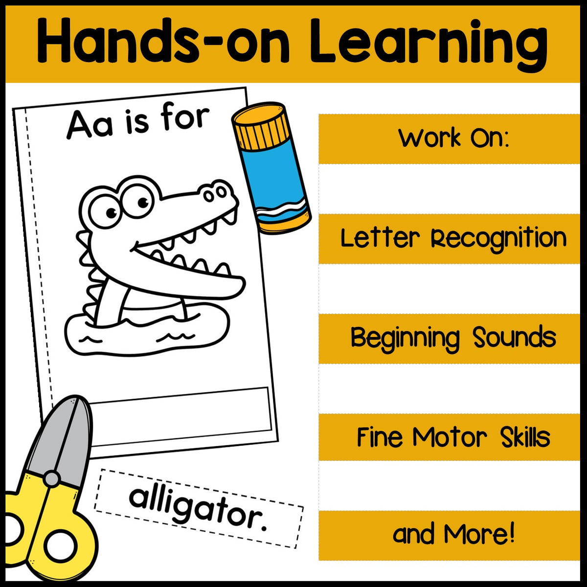 Cut and Paste Alphabet Books – ABC's of Literacy