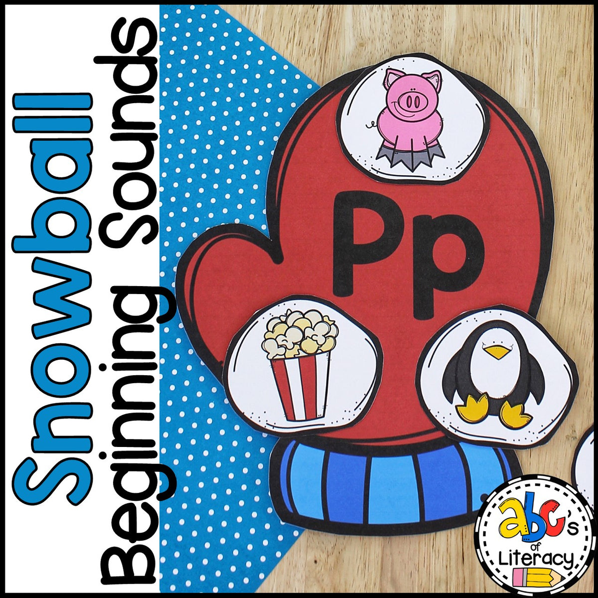 Snowball Beginning Sounds Activity – ABC's of Literacy