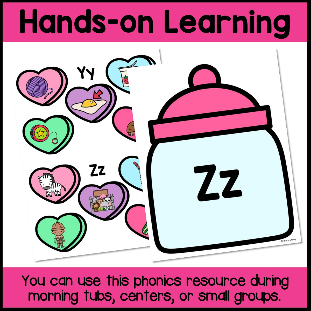 Valentine Beginning Sounds Activity – ABC's of Literacy