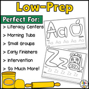 Alphabet Play Dough Mats – ABC's of Literacy