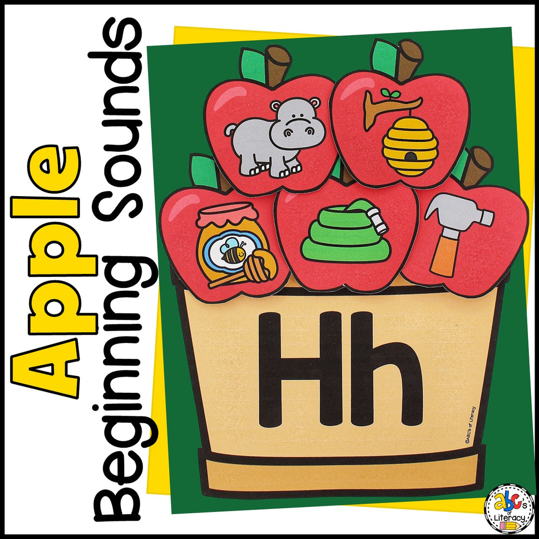 Apple Beginning Sounds Sort Activity – ABC's of Literacy