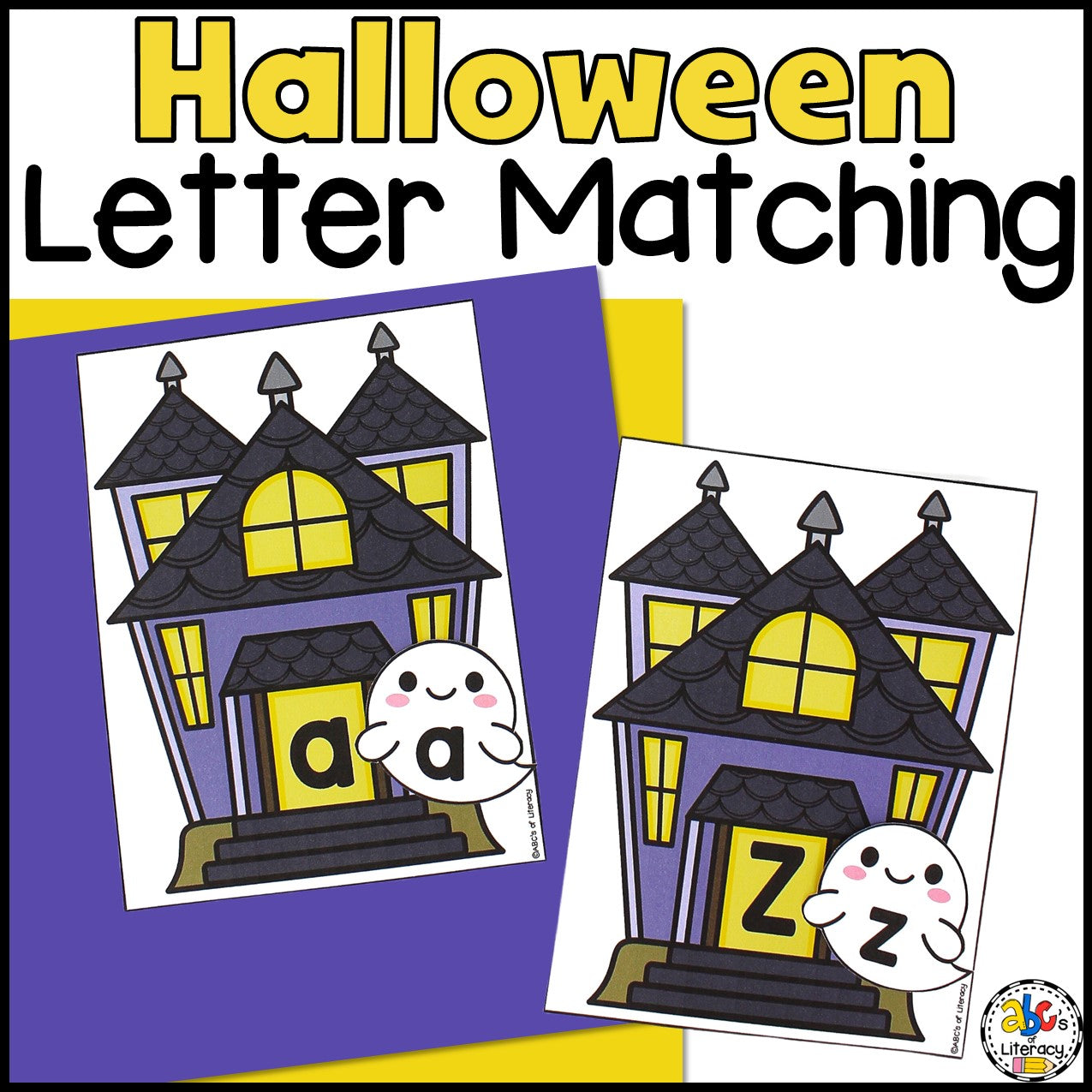 Halloween Letter Matching Activity – ABC's of Literacy