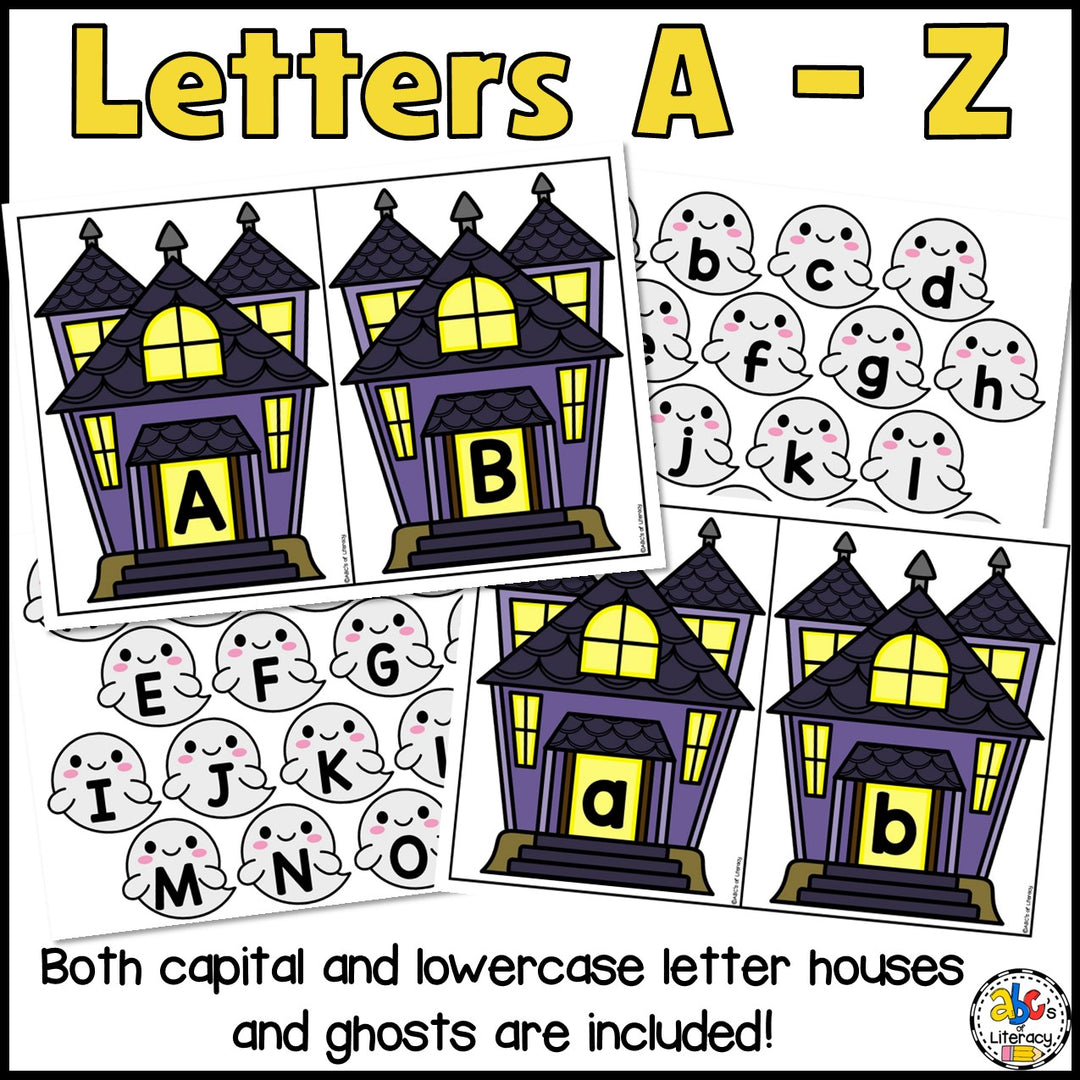 Halloween Letter Matching Activity – ABC's of Literacy