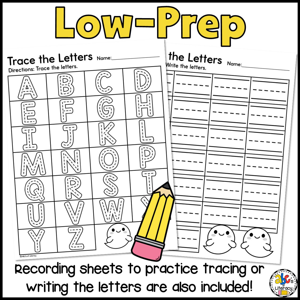 Halloween Letter Matching Activity – ABC's of Literacy