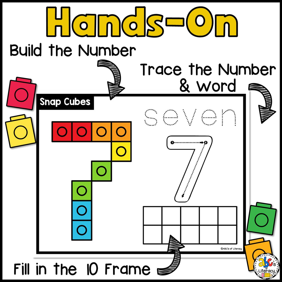 Snap Cube Number Mats – ABC's of Literacy