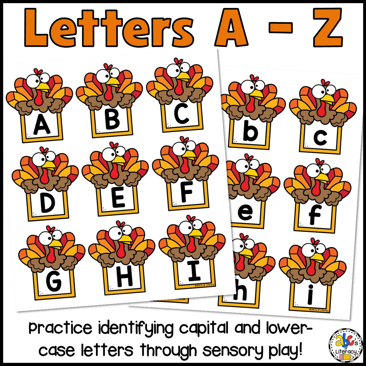 Thanksgiving Literacy Sensory Bins – ABC's of Literacy