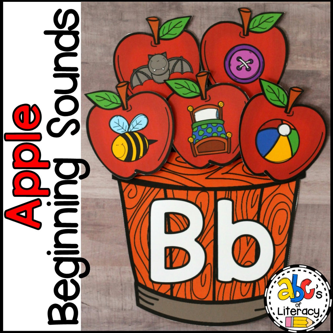 Apple Beginning Sounds Sort – ABC's of Literacy