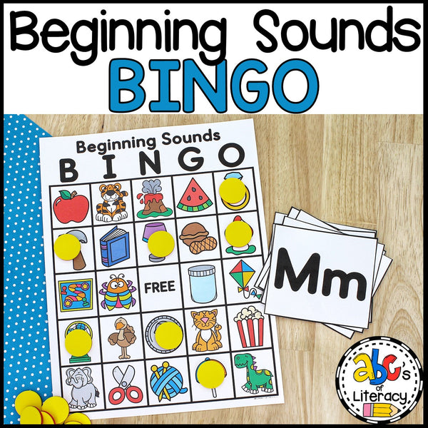 Beginning Sound Bingo Game – ABC's of Literacy