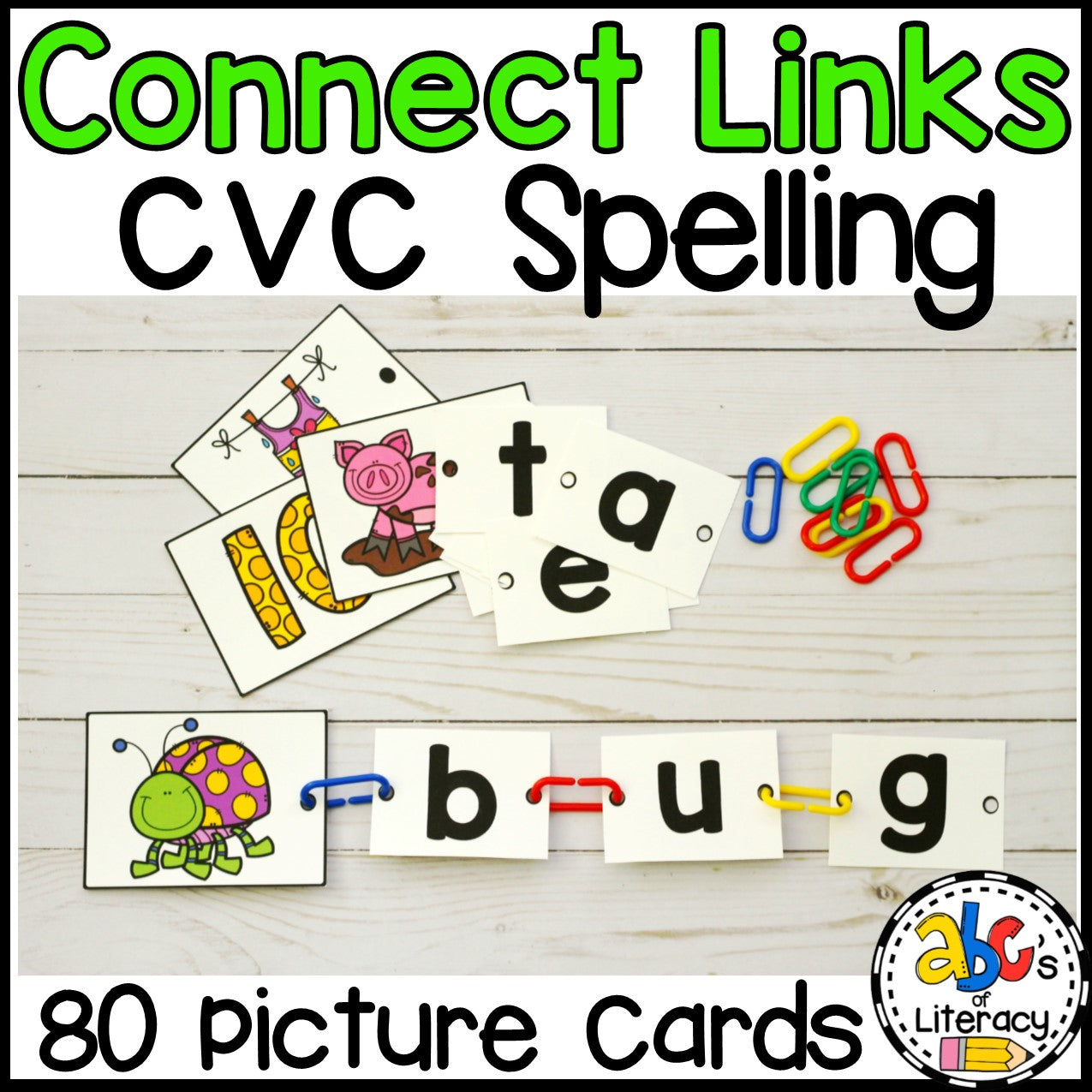 Connect Links CVC Spelling Activity – ABC's of Literacy