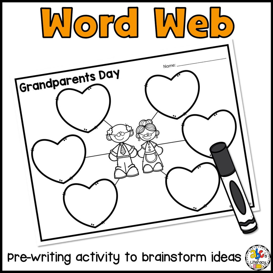 Grandparents Day Writing Craft – ABC's of Literacy