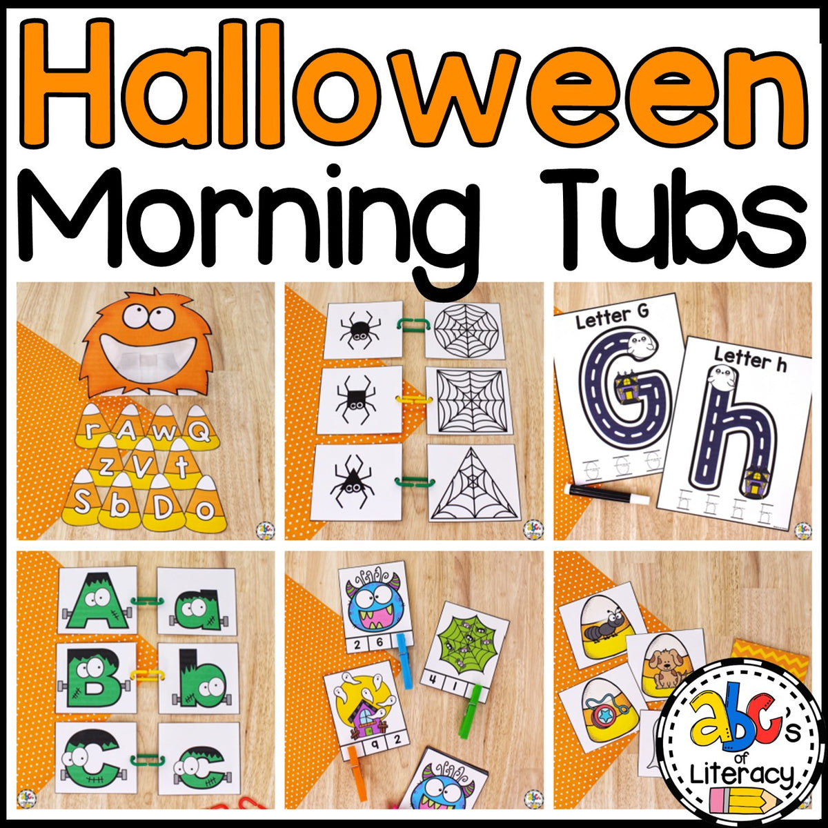 Halloween Morning Tubs for Preschool – ABC's of Literacy