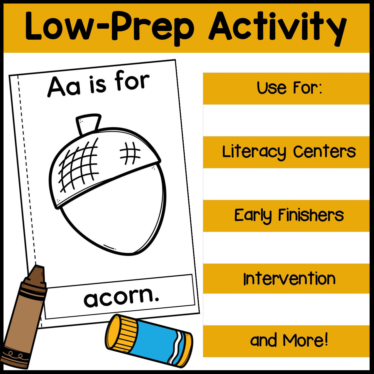 Cut and Paste Alphabet Books – ABC's of Literacy