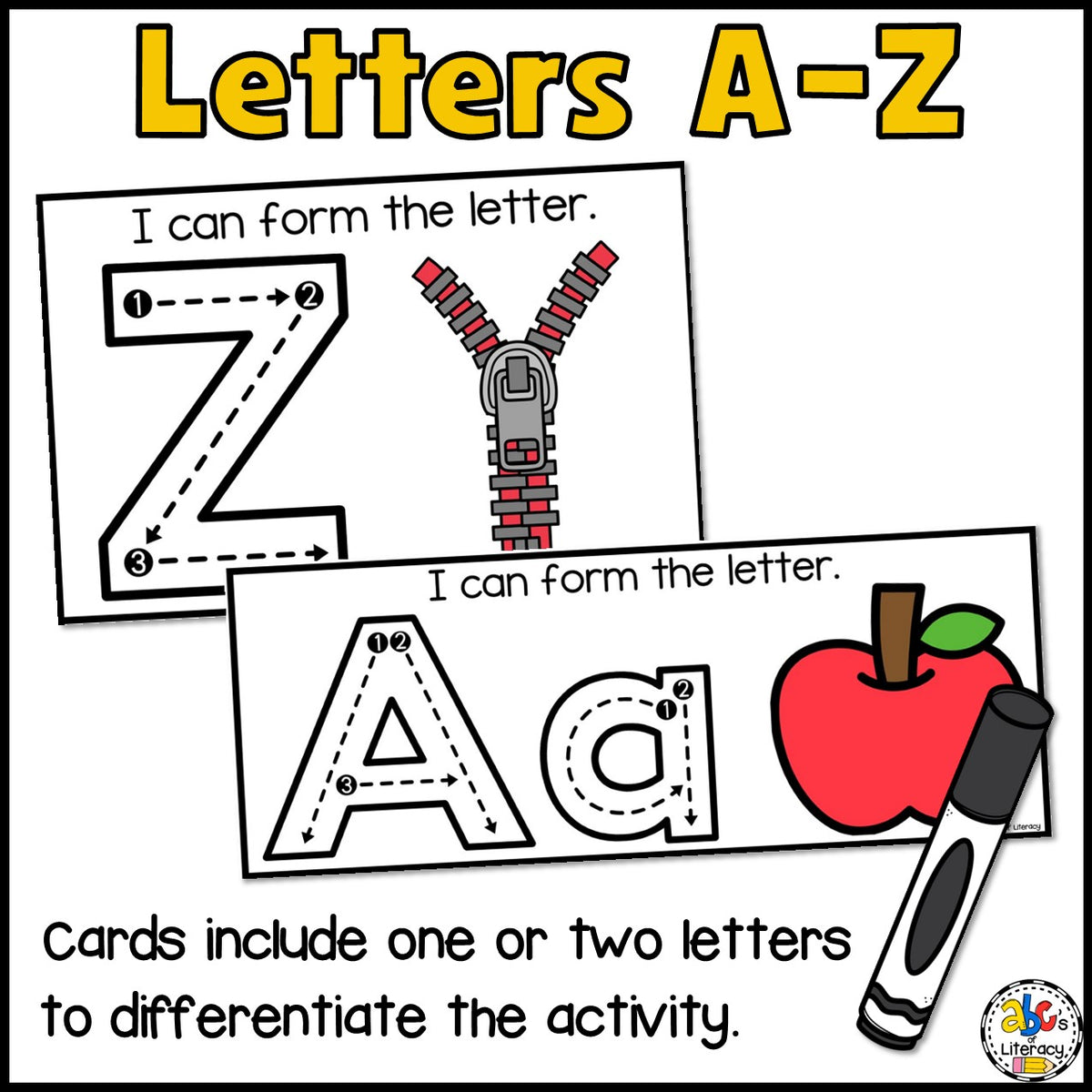 Letter Formation Cards – ABC's of Literacy