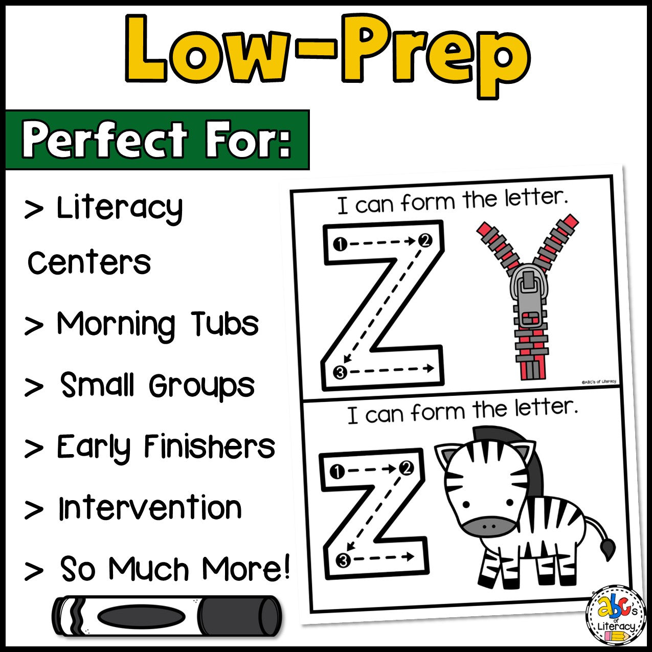 Letter Formation Cards – ABC's of Literacy