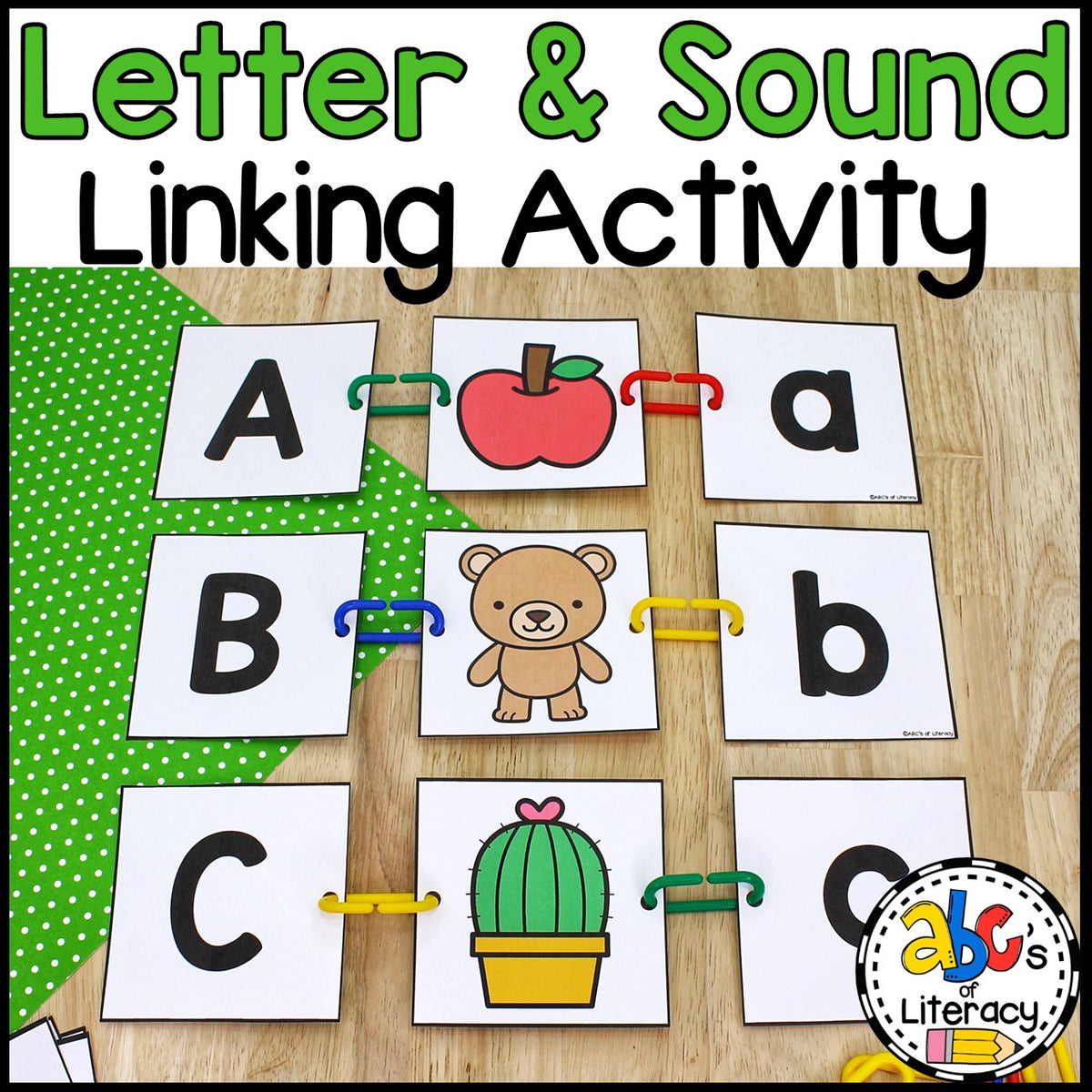 Letters and Sounds Linking Activity – ABC's of Literacy