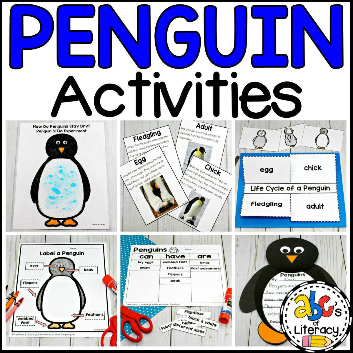 Penguin Activities – ABC's of Literacy