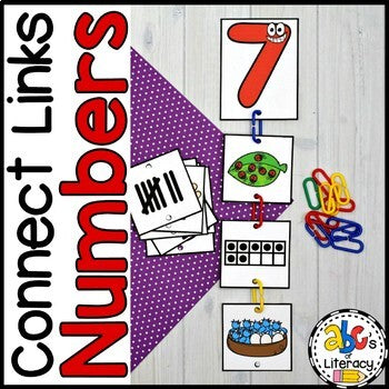 Sort and Link Numbers Activity (Subsitizing Numbers Activity) – ABC's ...