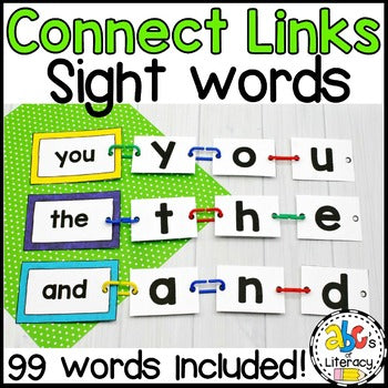 Spell and Link Sight Words Activity – ABC's of Literacy