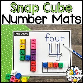Snap Cube Number Mats – ABC's of Literacy